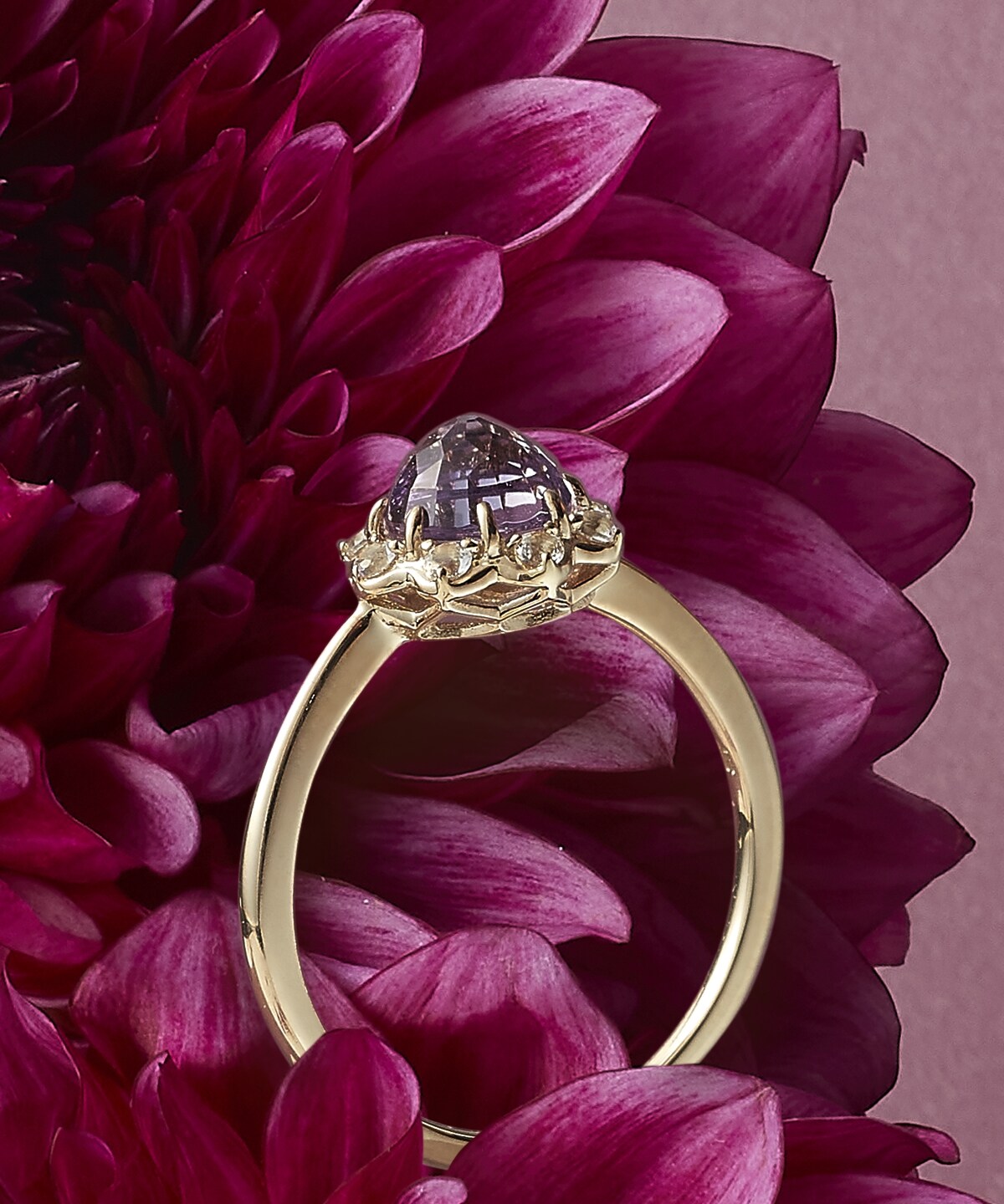 K10 YG ダリアフラワーカット リング(11号 K10 YG): Samantha Jewelryサマンサタバサ公式オンラインショップ